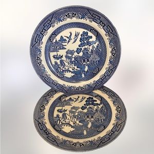 Churchill | Kitchen | Churchill England Blue Willow Inch Dinner Plates ...